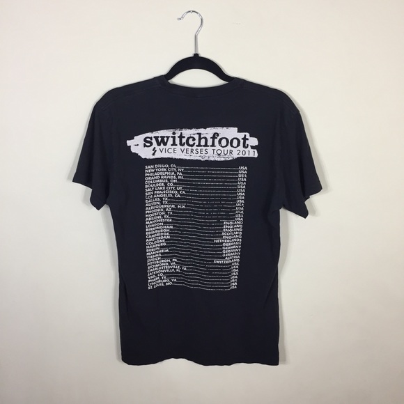 Tops | Switchfoot Verses Tour Band Tee | Poshmark